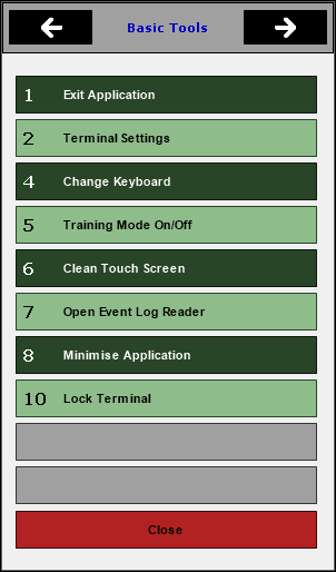 Access The Tools Menu