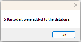 Add Barcodes From Product Codes