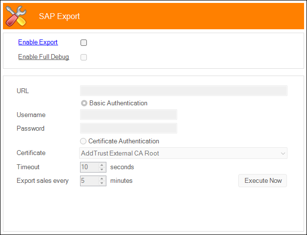 SAP Export