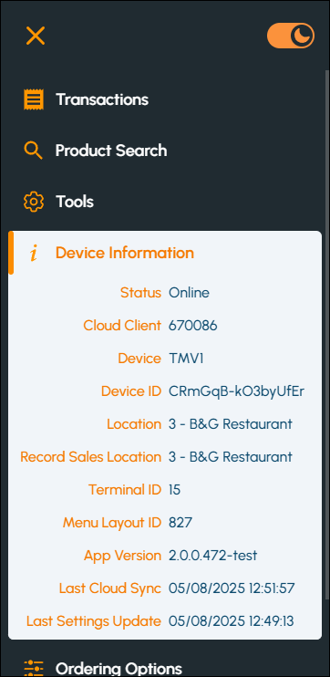 Device Information