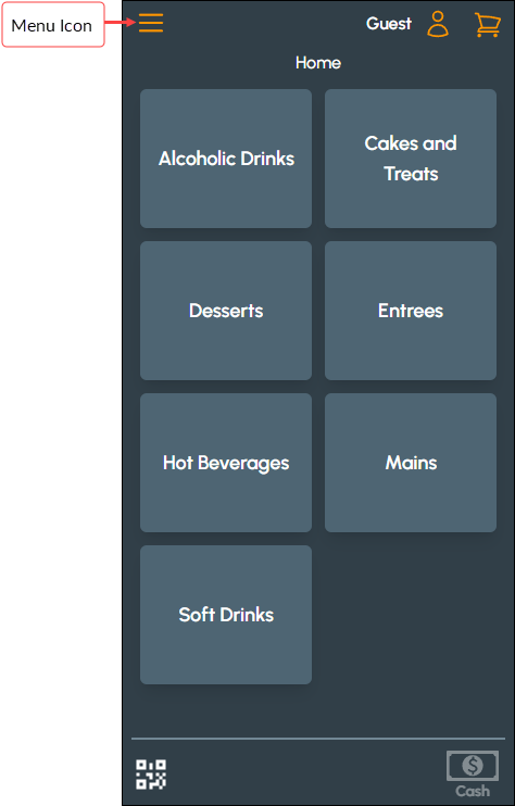 Access The TouchMini Menu